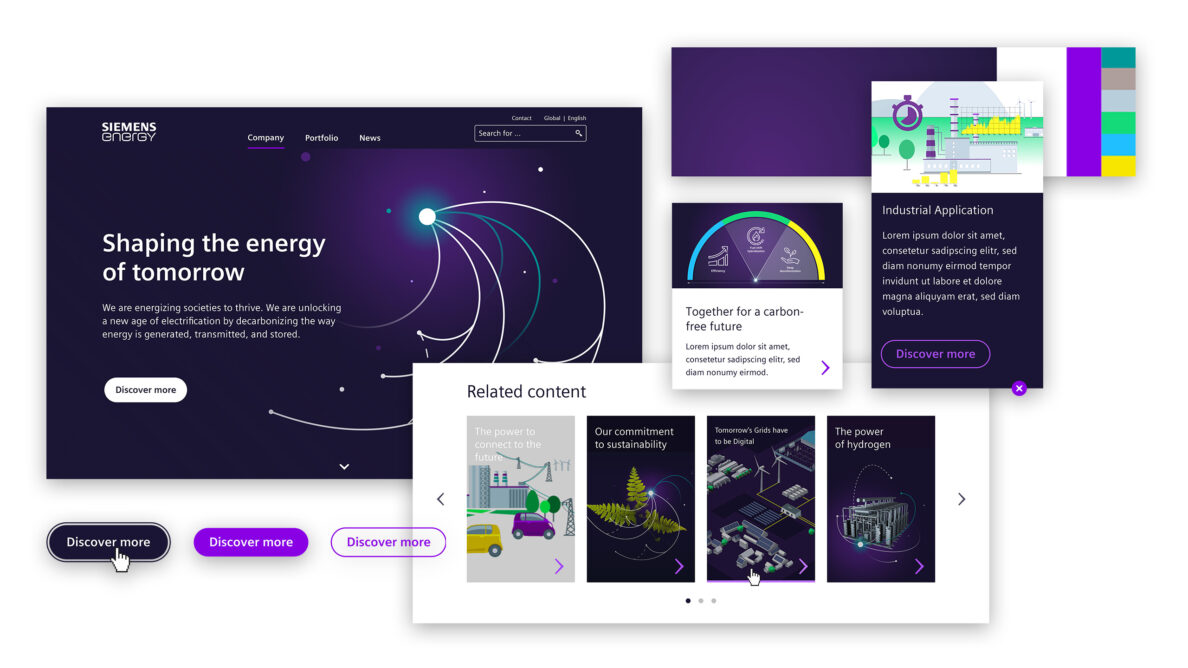 Development of the Brand Experience - Siemens Energy | Markenfels